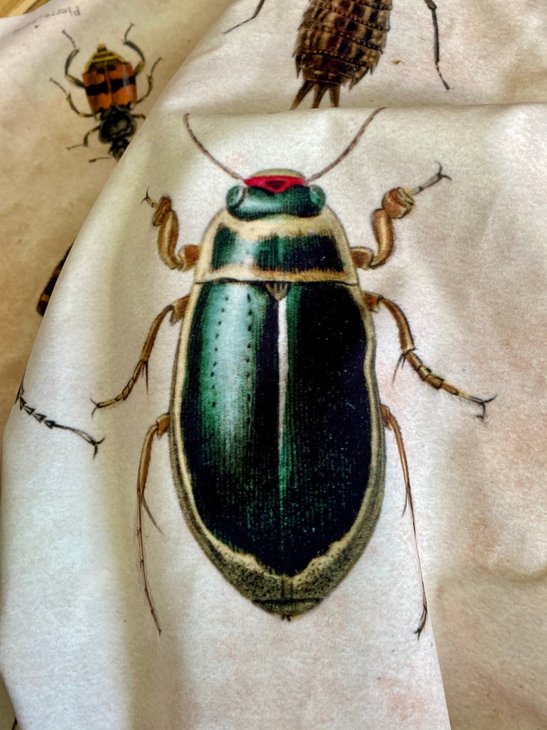 Set of 2 Curtains With Vintage Insects, Blackout Curtains - Etsy