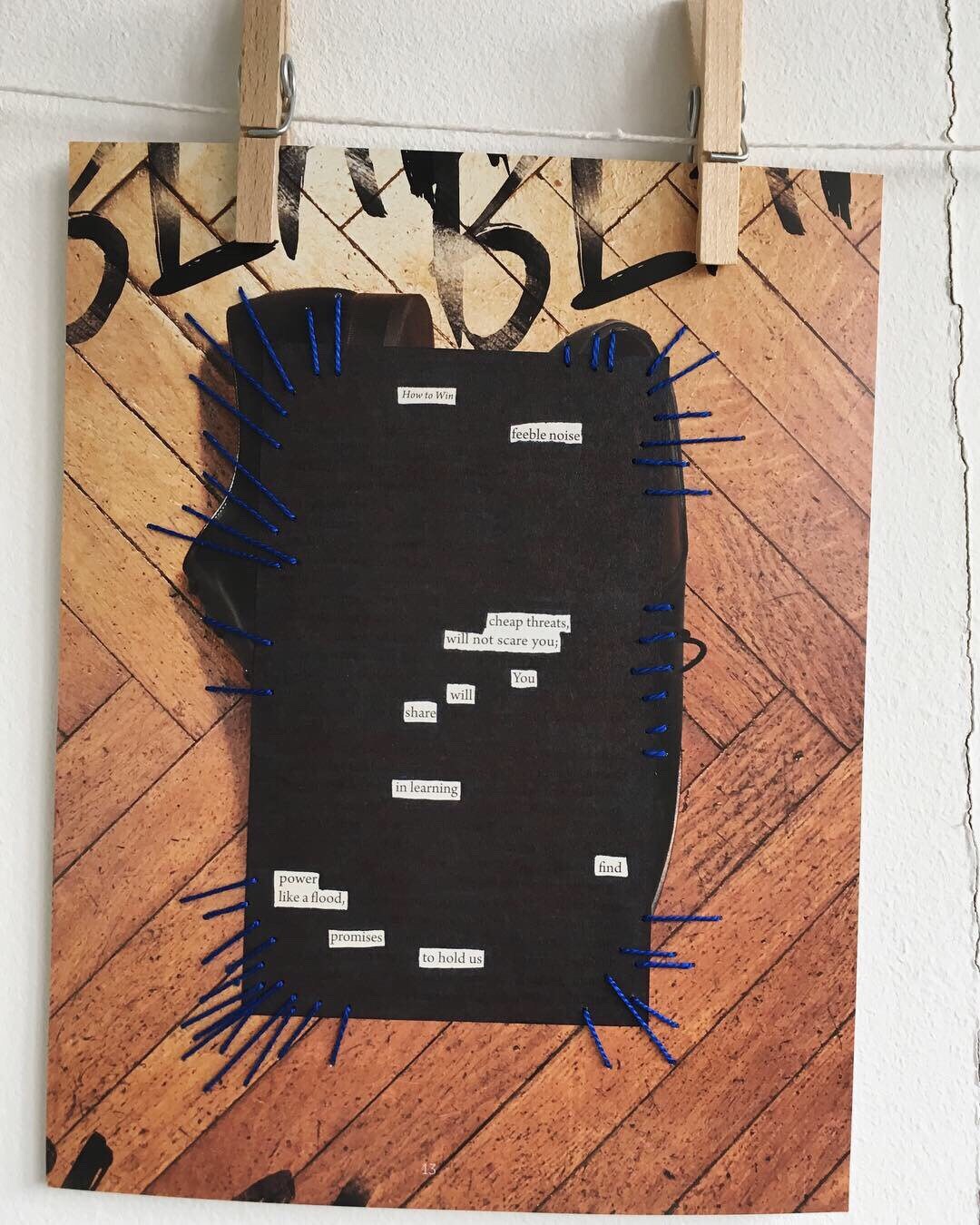 How to Win - Blackout Poetry Collage A4 - Etsy