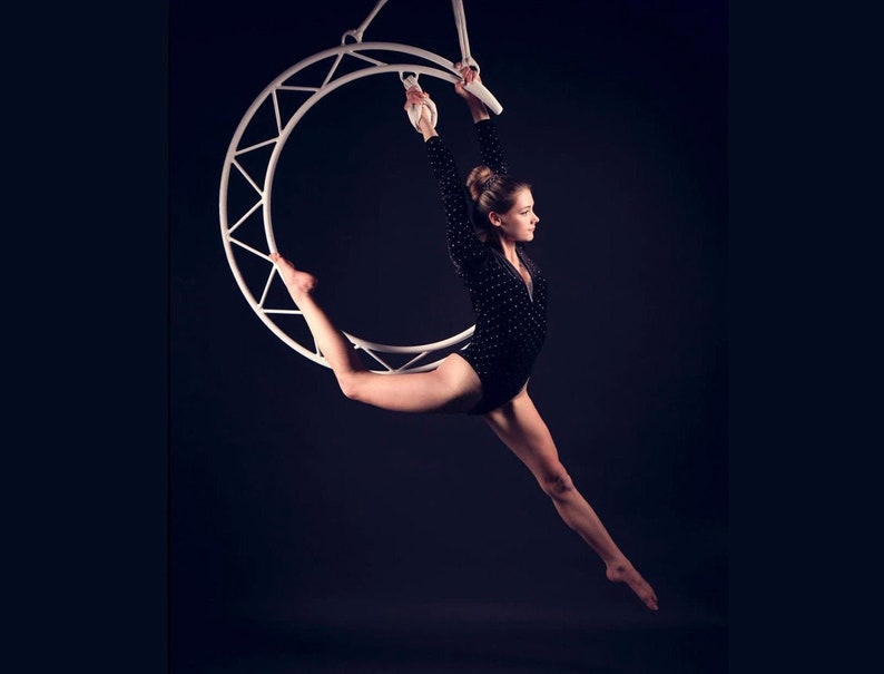 Moon Aerial Lyra Aerial Lyra Crescent Aerial Hoop White - Etsy