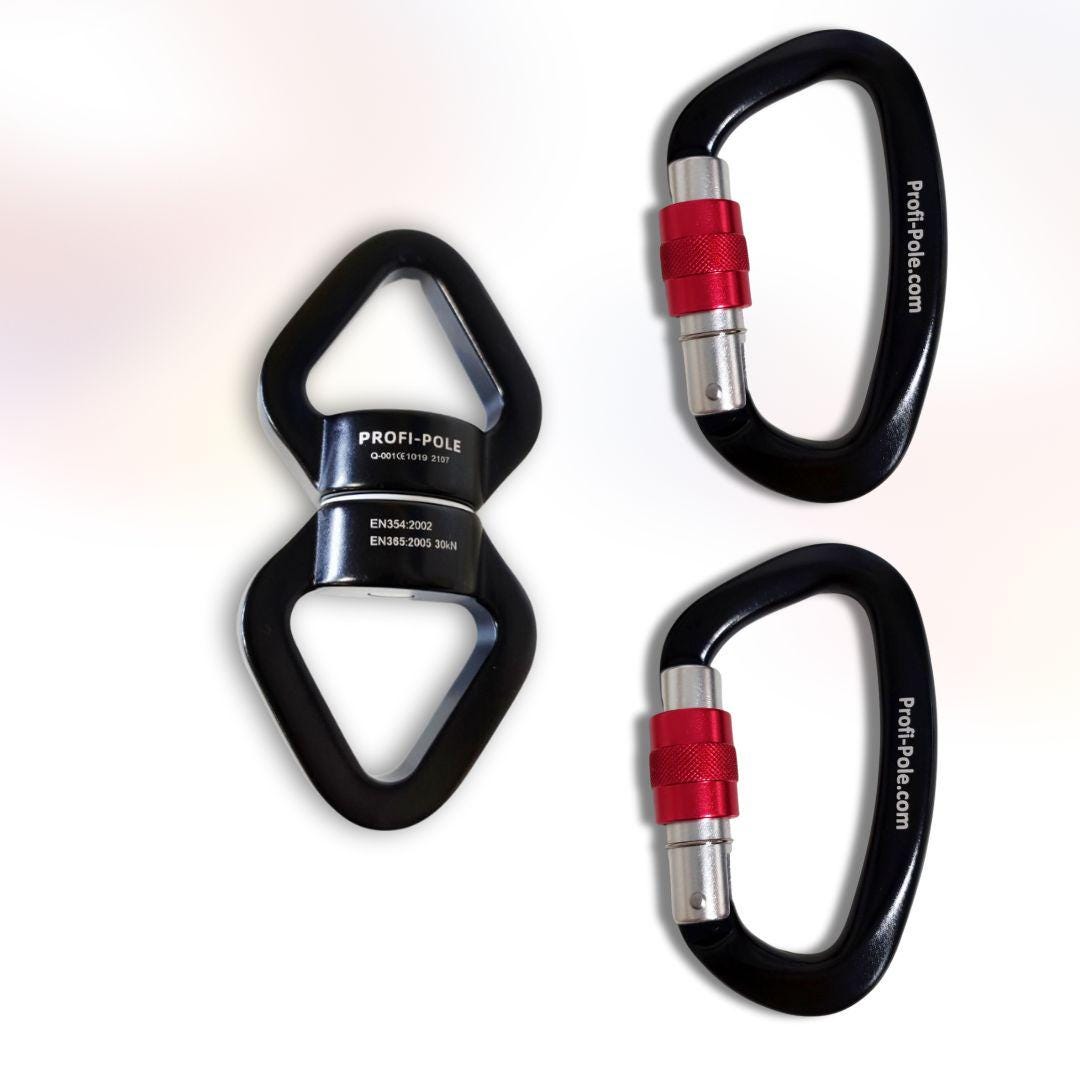 Set for Rigging Aerial Equipment / Aerial Props at Home (swivel + 2 ...