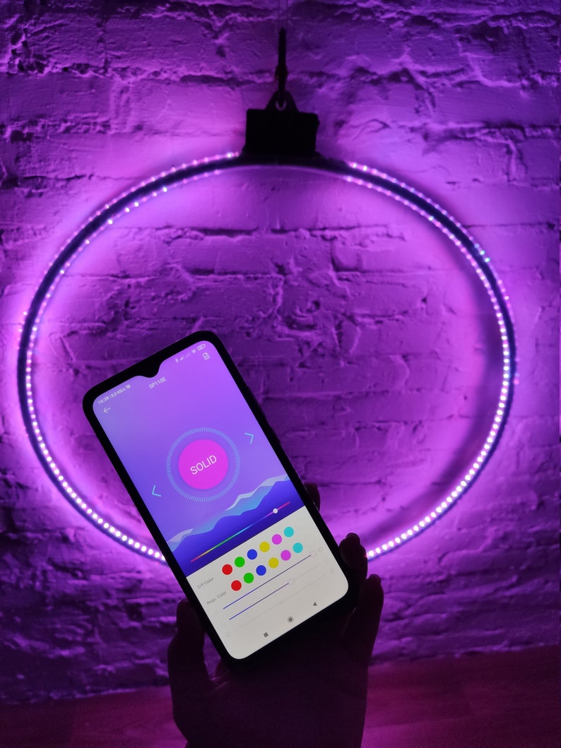 Led Aerial Lyra Pro / Led Hoop via Bluetooth ios Android - Etsy