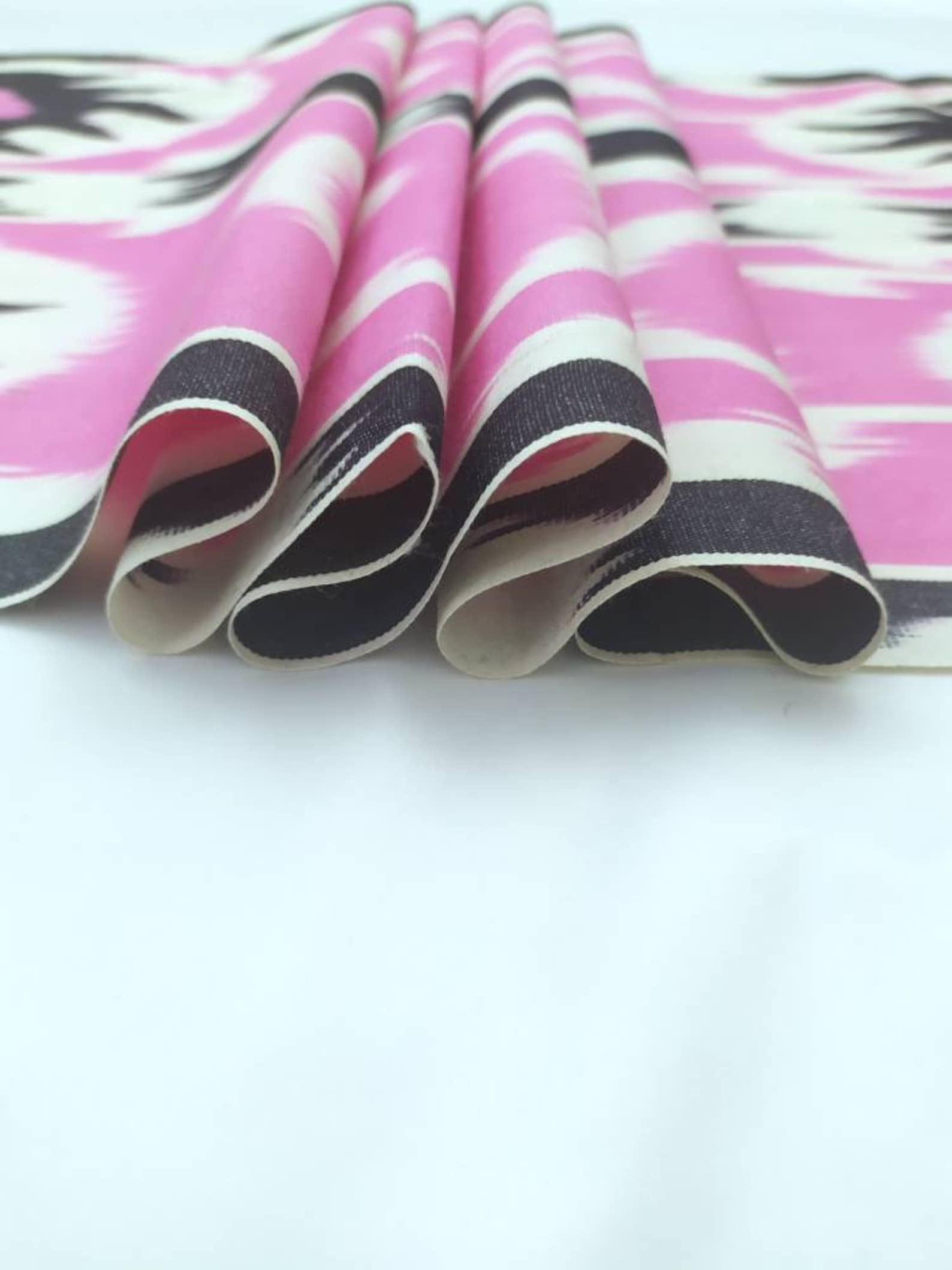 Purple and Black Cotton Ikat Soft Ikat Fabric Ikat for - Etsy