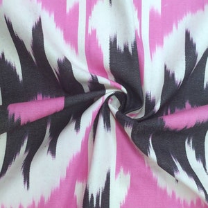 Purple and Black Cotton Ikat Soft Ikat Fabric Ikat for - Etsy