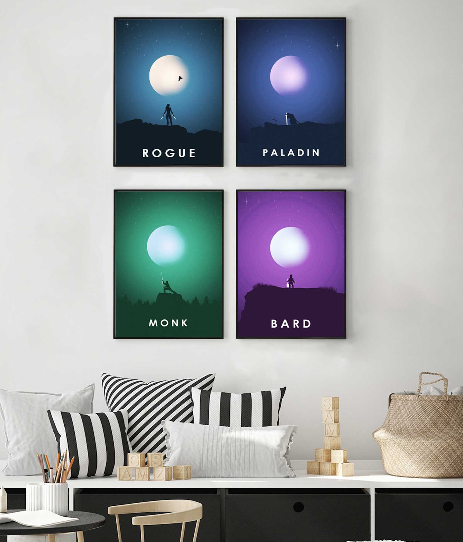 Paladin - Premium Dungeons & Dragons Art Prints [A4 / A3] - RPG ...