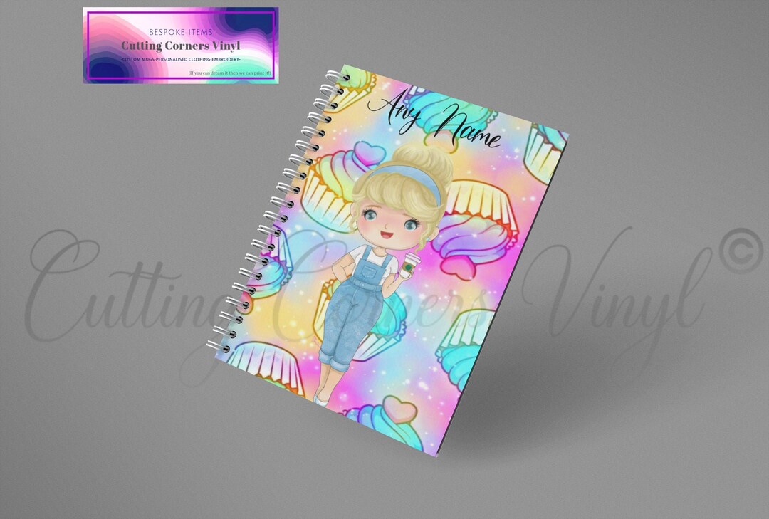 Personalised Children's Notepad, Dolly Designs Custom Character ...