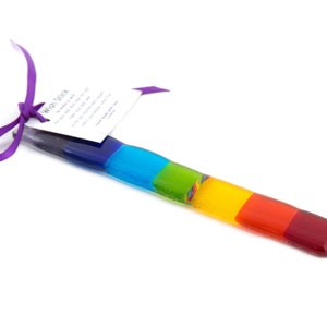 Fused Glass Rainbow Wish Stick - Etsy