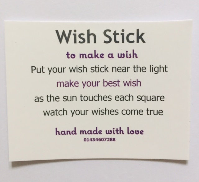 Fused Glass Rainbow Wish Stick - Etsy