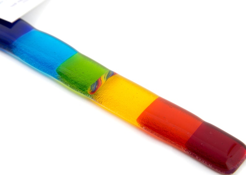 Fused Glass Rainbow Wish Stick - Etsy