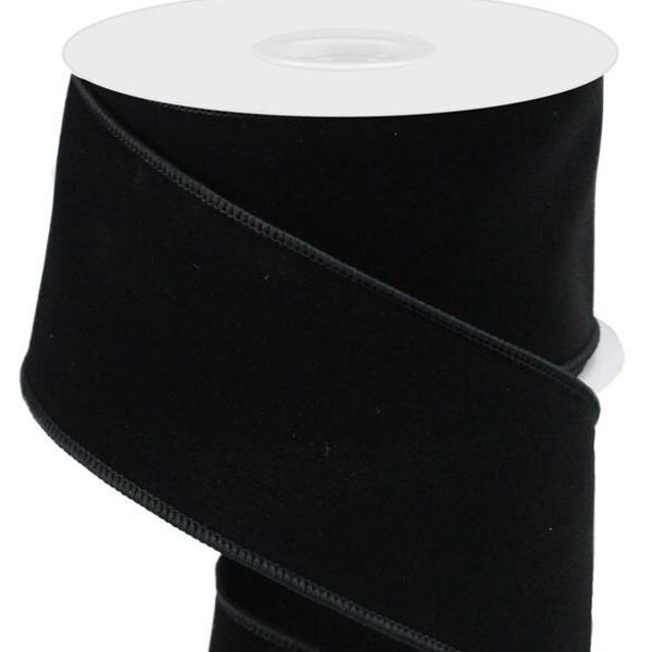 Black Velvet Ribbon - Etsy