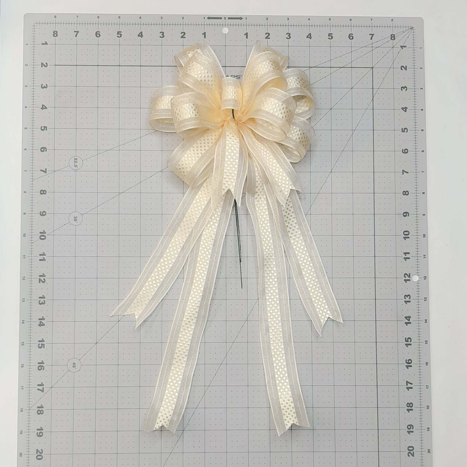Cream Satin Christmas Bow Wedding Bow 4 Styles - Etsy