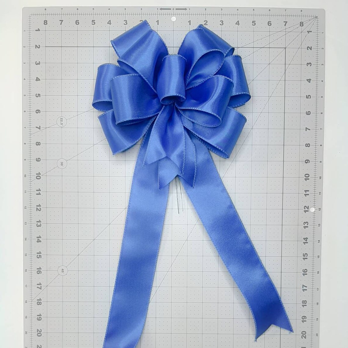 Royal Blue Satin Bow - Etsy