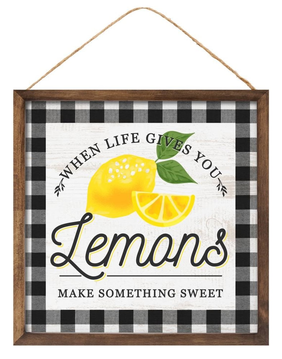 Wall Art Plaque When Life Gives You Lemons Square - Etsy