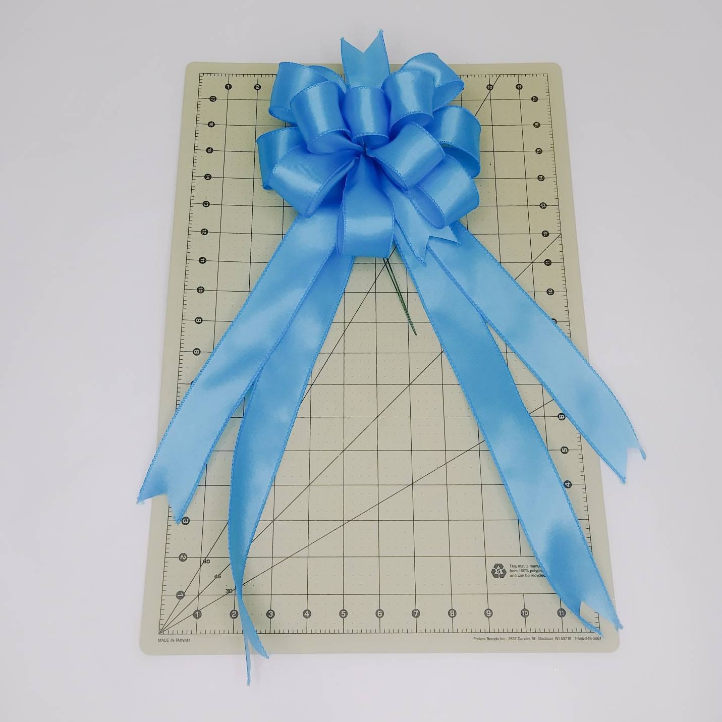 Light Blue Satin Bow Size Small - Etsy UK