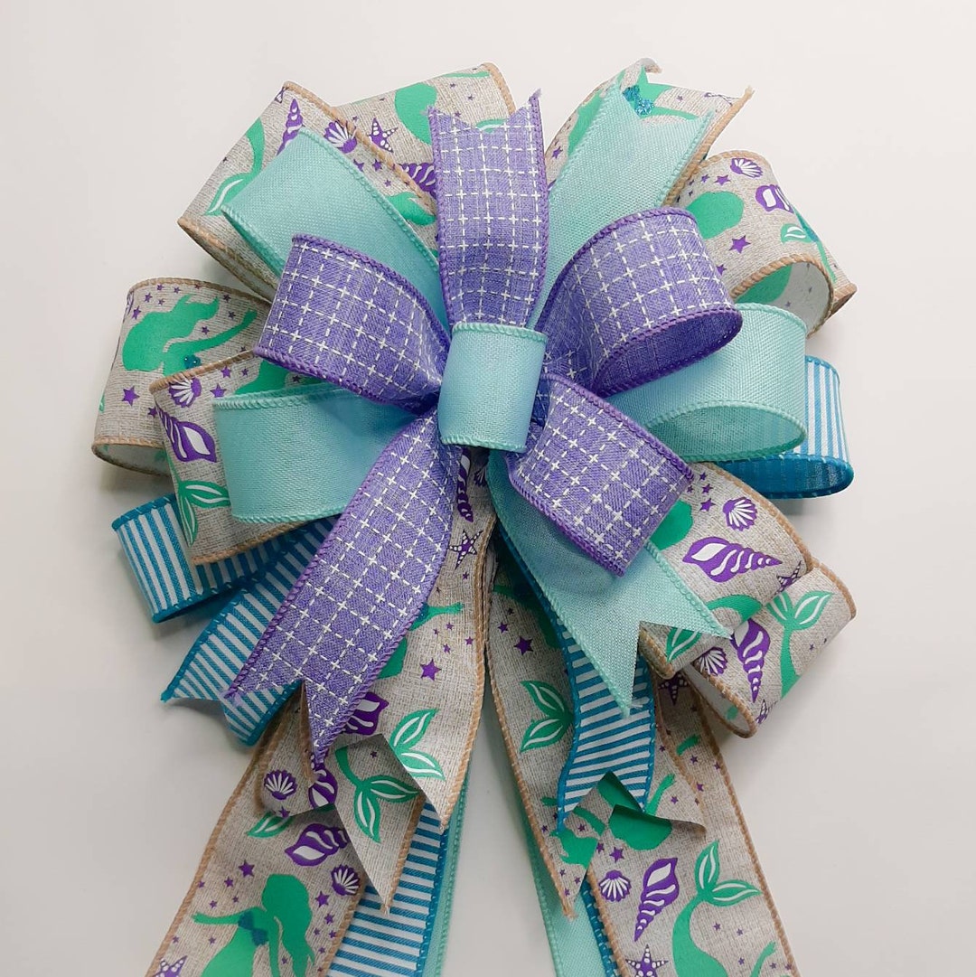 Spring/summer Bow, Mermaid, Sea Shell - Etsy