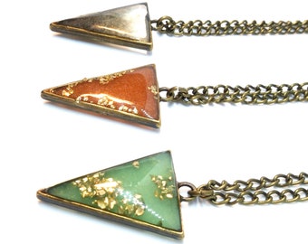 Art Deco Inspired Necklace Minimalist Necklace Swarovski Crystals ...