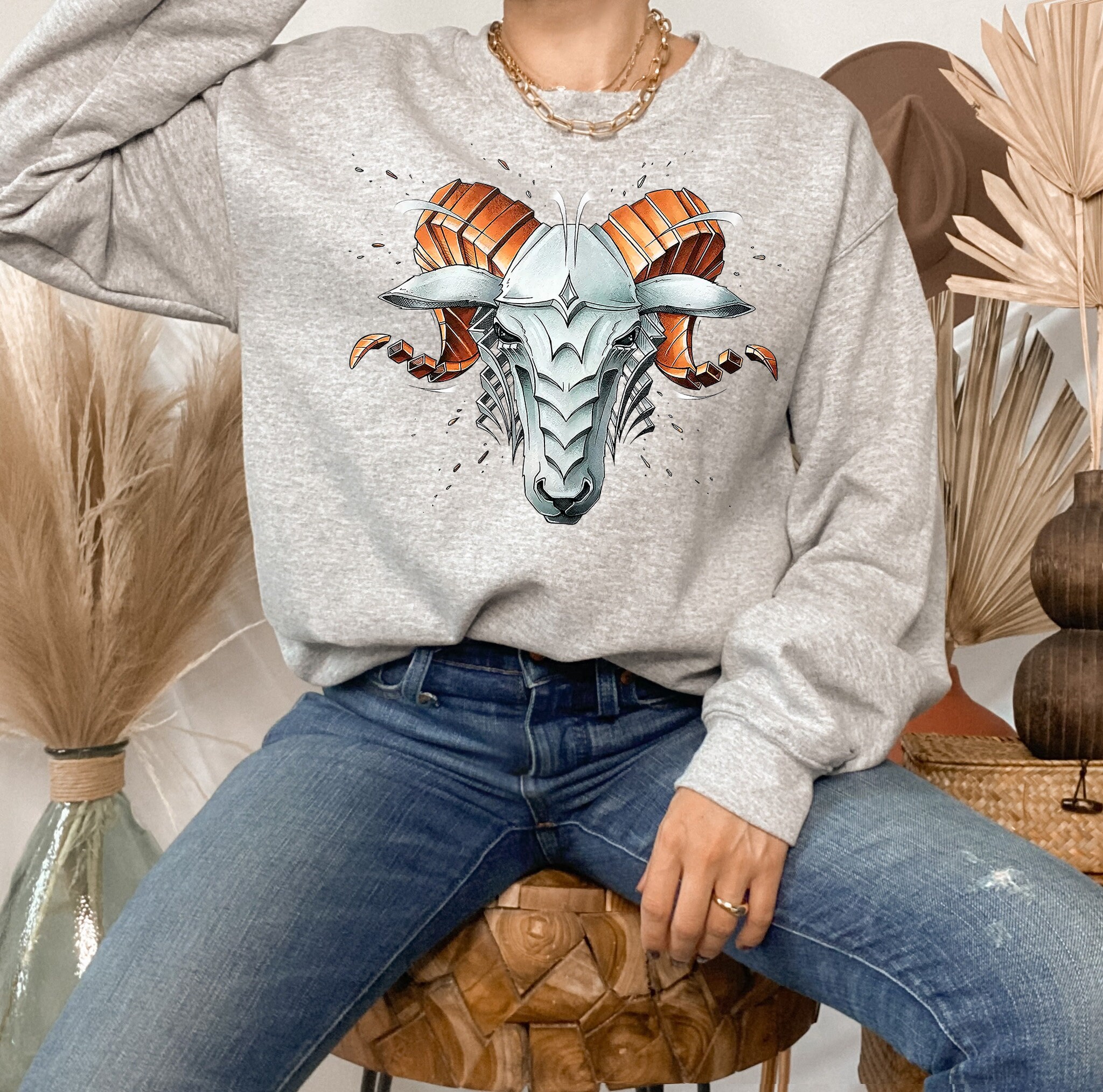 Widder Mouflon Aries Head PNG Animal Art Digital Download - Etsy