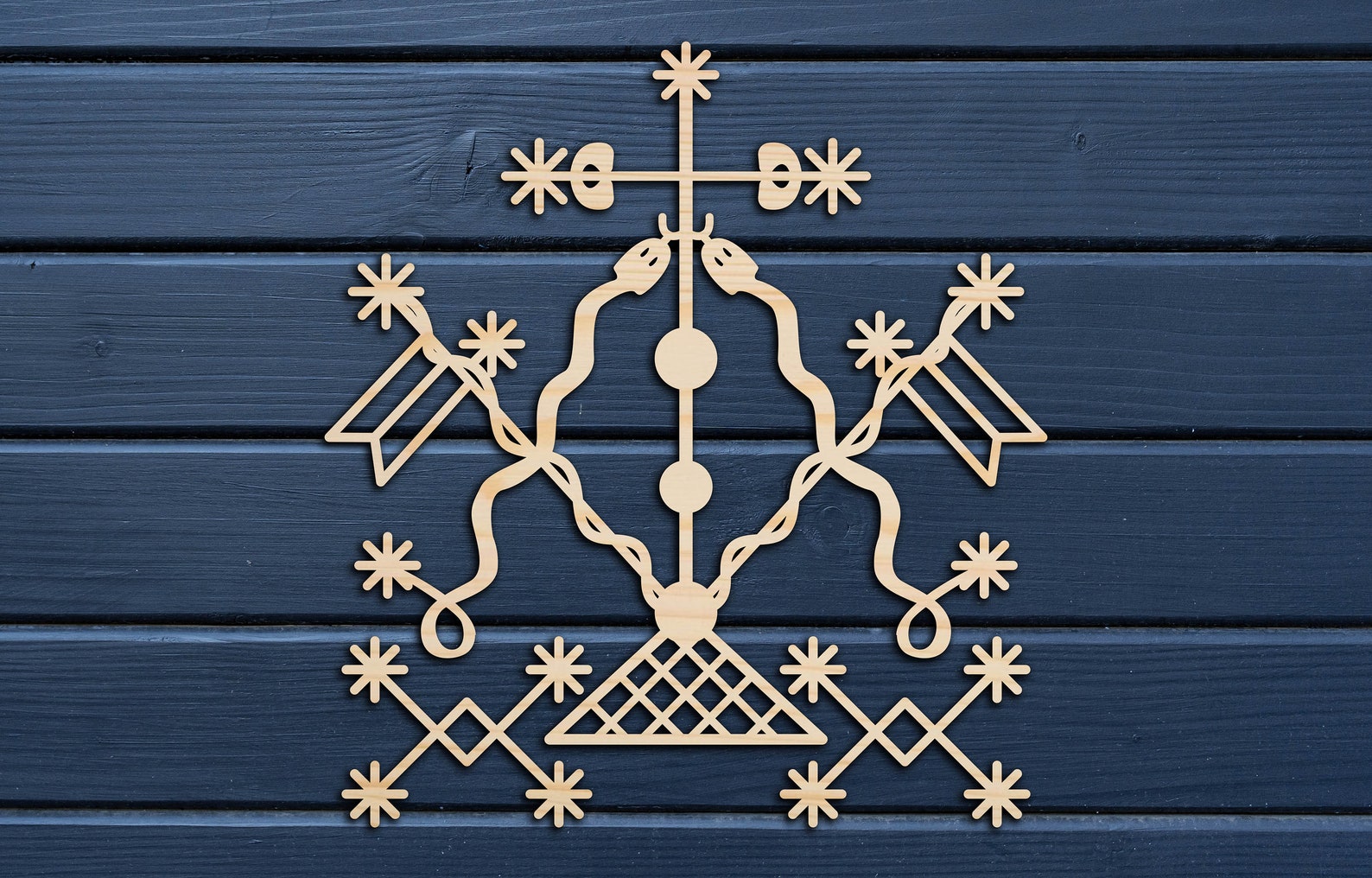 Ayida Weddo and Damballa Voodoo Fertility wall decor from | Etsy