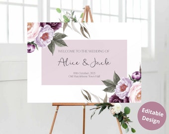 A1 Wedding Welcome Sign - Etsy