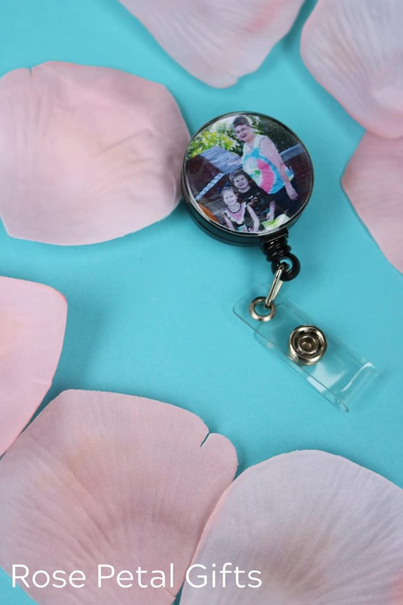 Photo Name Tag Retractable Badge Reels - Etsy