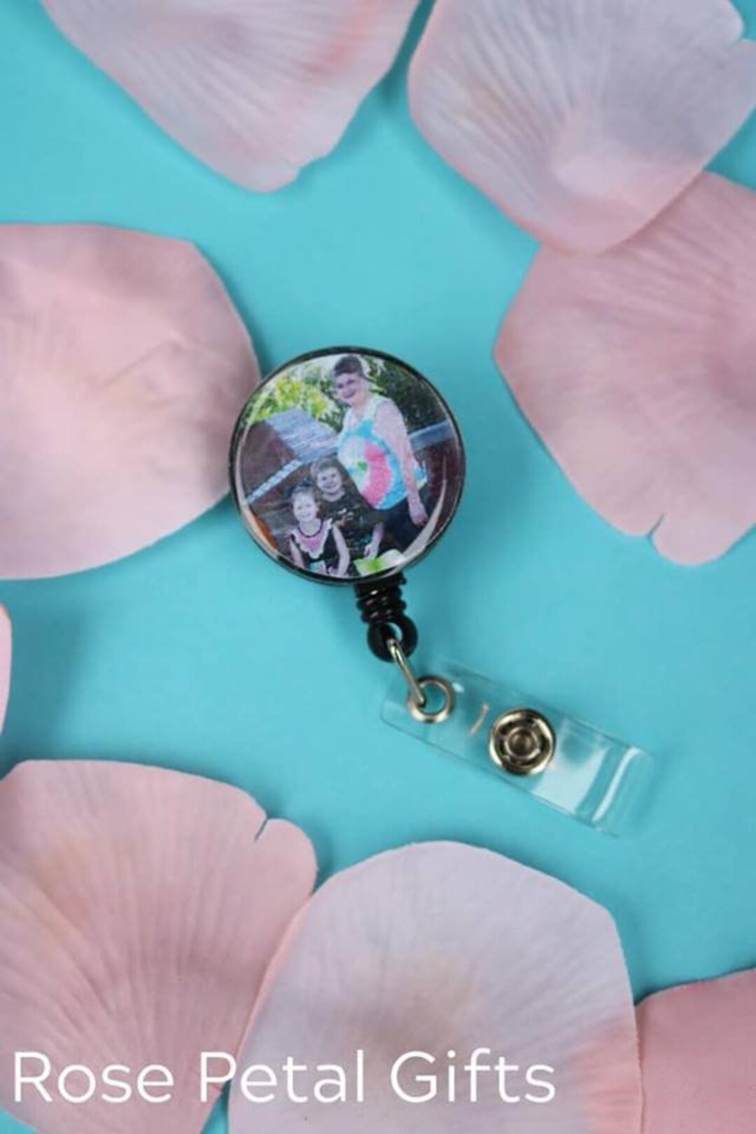 Photo Name Tag Retractable Badge Reels - Etsy