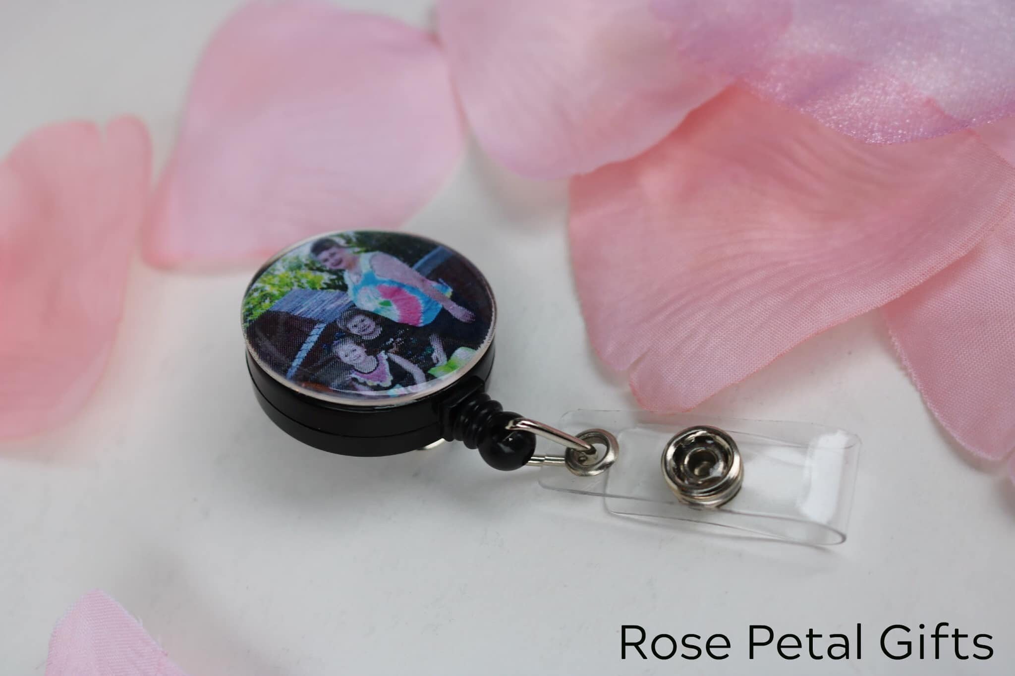 Photo Name Tag Retractable Badge Reels - Etsy