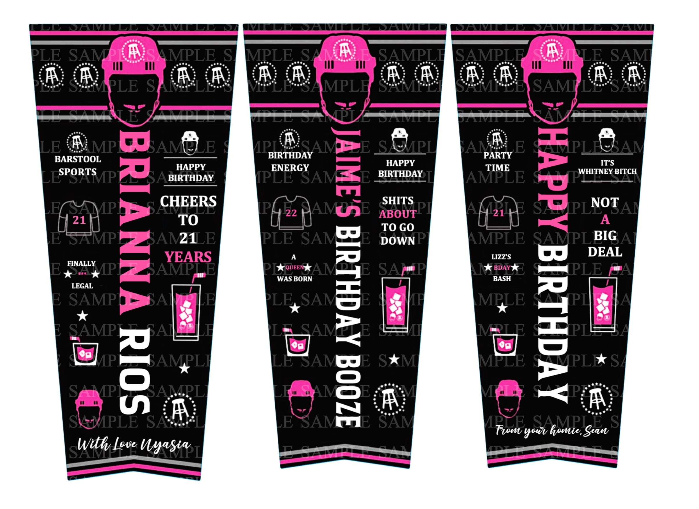 Custom Personalized Vodka Label Vodka Custom Birthday Label - Etsy