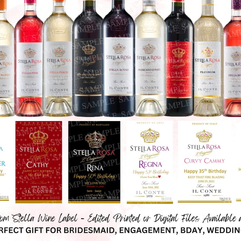 Stella Rosa Label - Etsy