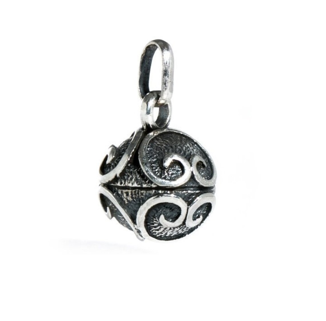 Viking Bead Necklace, Good Luck Charm Necklace, Good Luck Bead, Silver ...