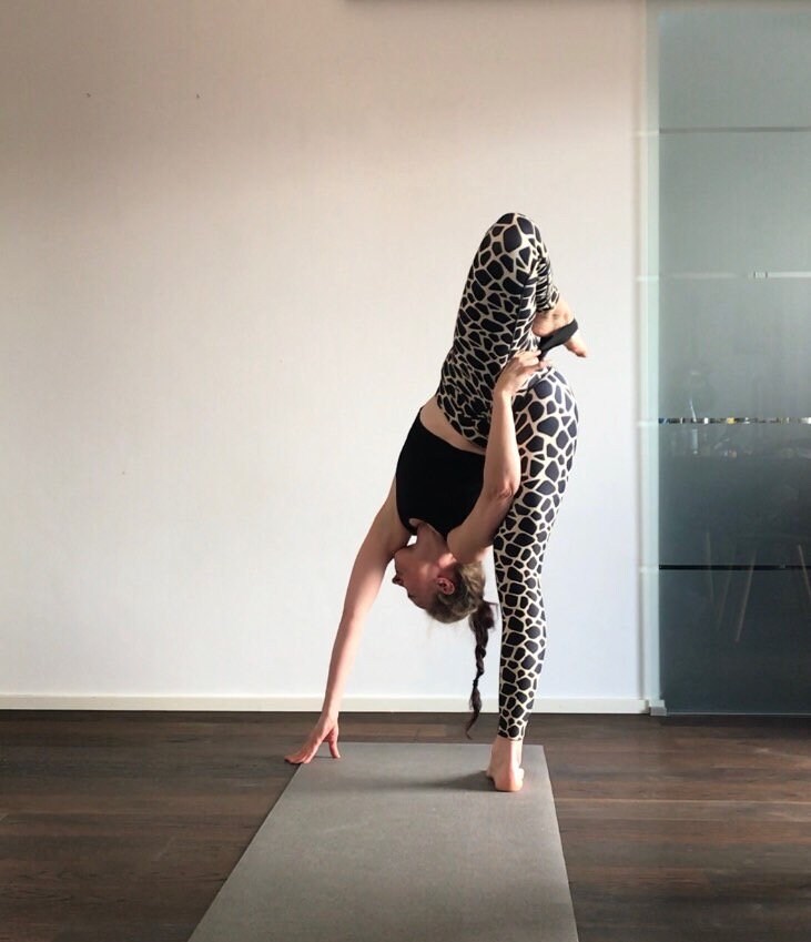 Leggings de cintura alta jirafa // Leggings de yoga // Medias de ...