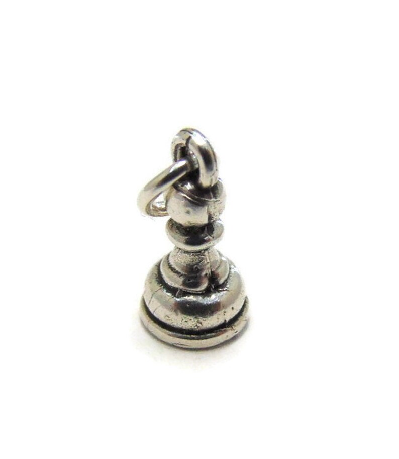 Pawn Chess Piece Charm .925 Sterling Silver for Bracelet - Etsy