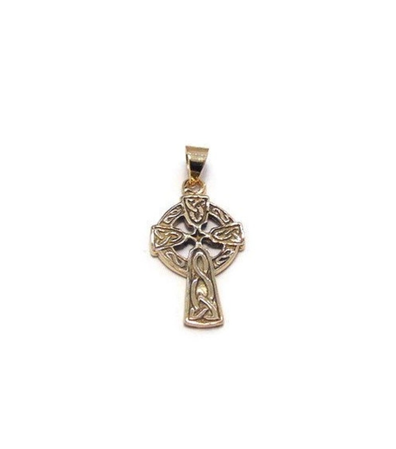 Celtic Cross Yellow Gold!! - Etsy