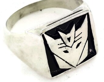 NINJA TURTLES TMNT Sterling Silver Men's Ring | Etsy