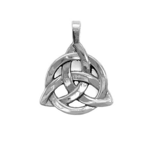 Holy Trinity Celtic la Trinidad Pendant .925 Sterling Silver | Etsy