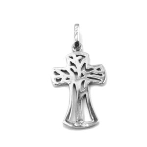 Tree of Life Cross Pendant .925 Sterling Silver!! - Etsy