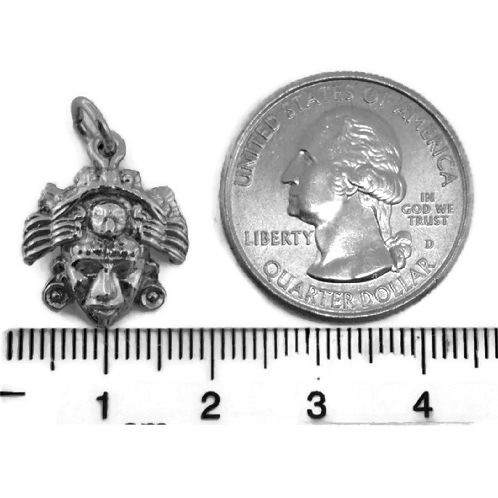 NEW Mexican Aztec /mayan Head Charm Pendant Sterling - Etsy