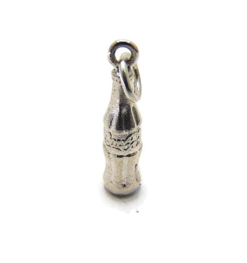 Coca Cola Charm Pendant .925 Sterling Silver. - Etsy