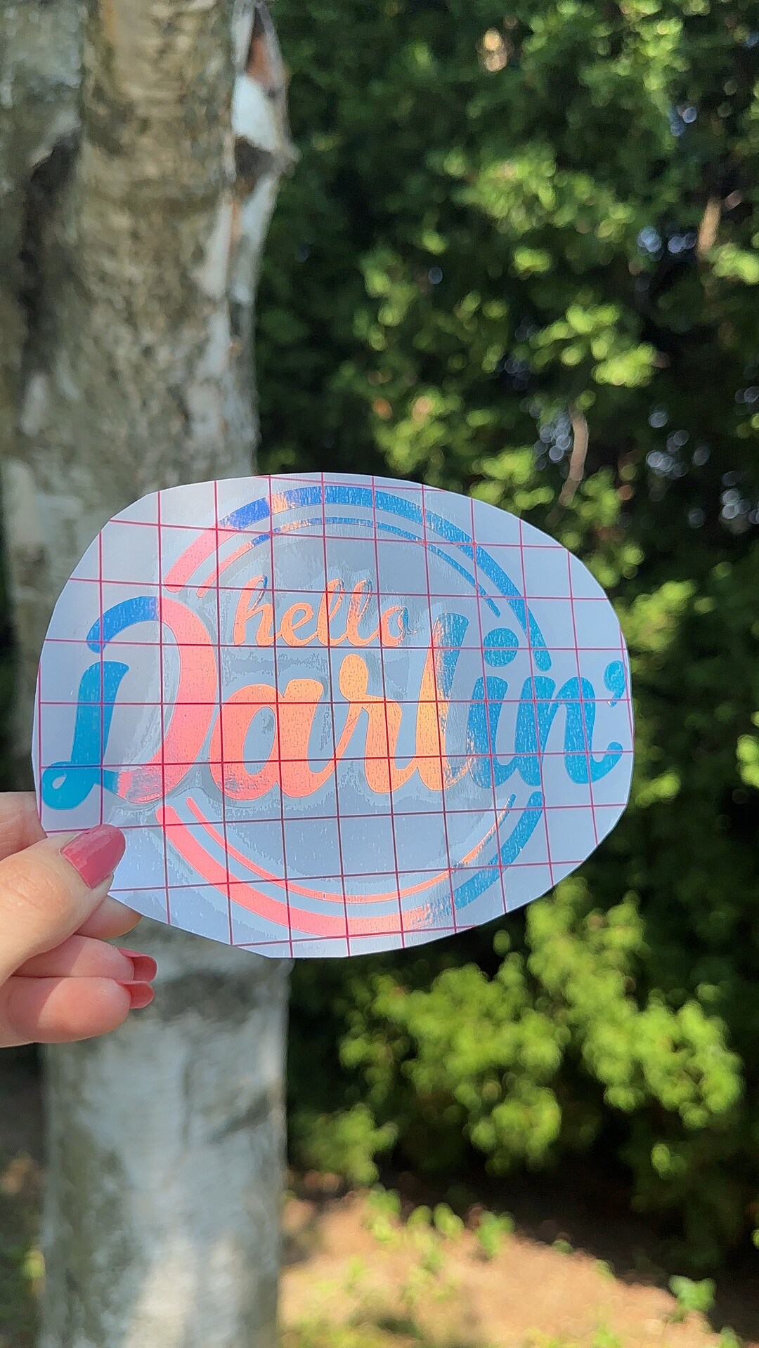 Hello Darlin’ Vinyl Car Bumper Sticker - Etsy