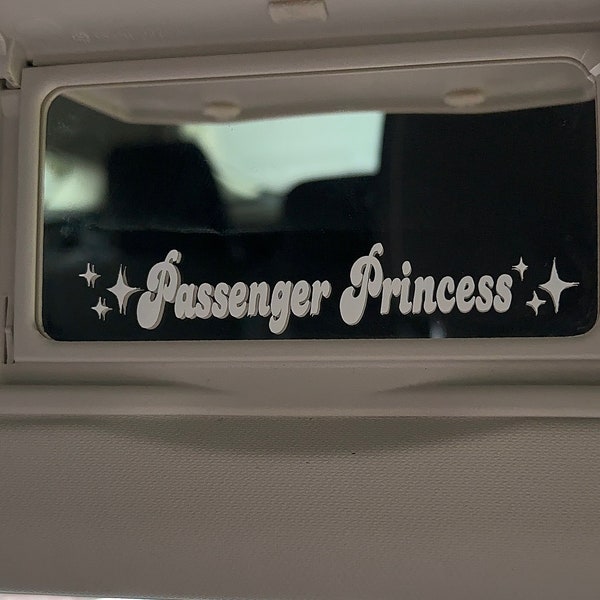 Car Sticker Passenger Princess - Etsy