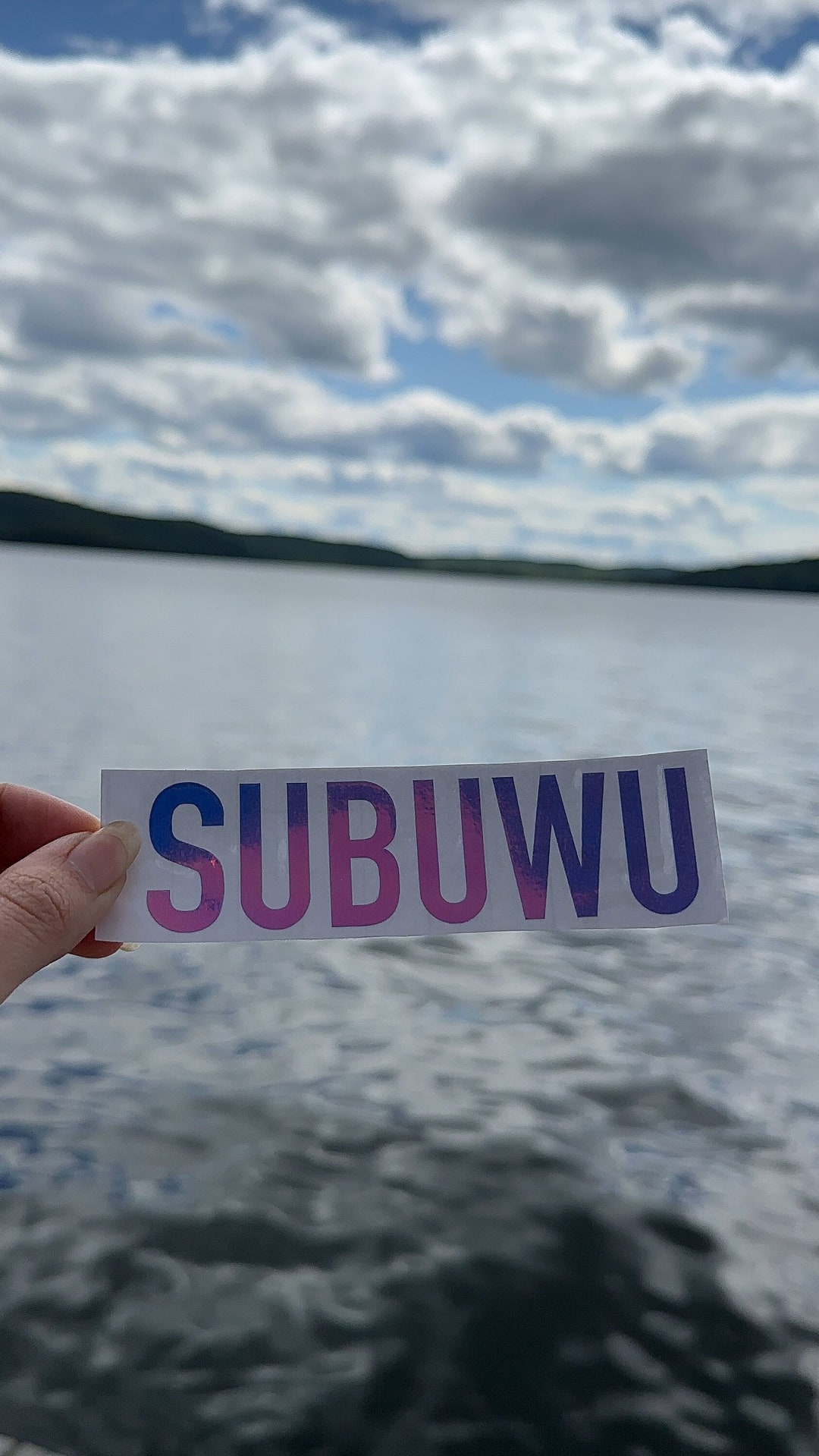 Subuwu Decal, Car Accessories, Permanent Bumper Sticker, Window Decal ...