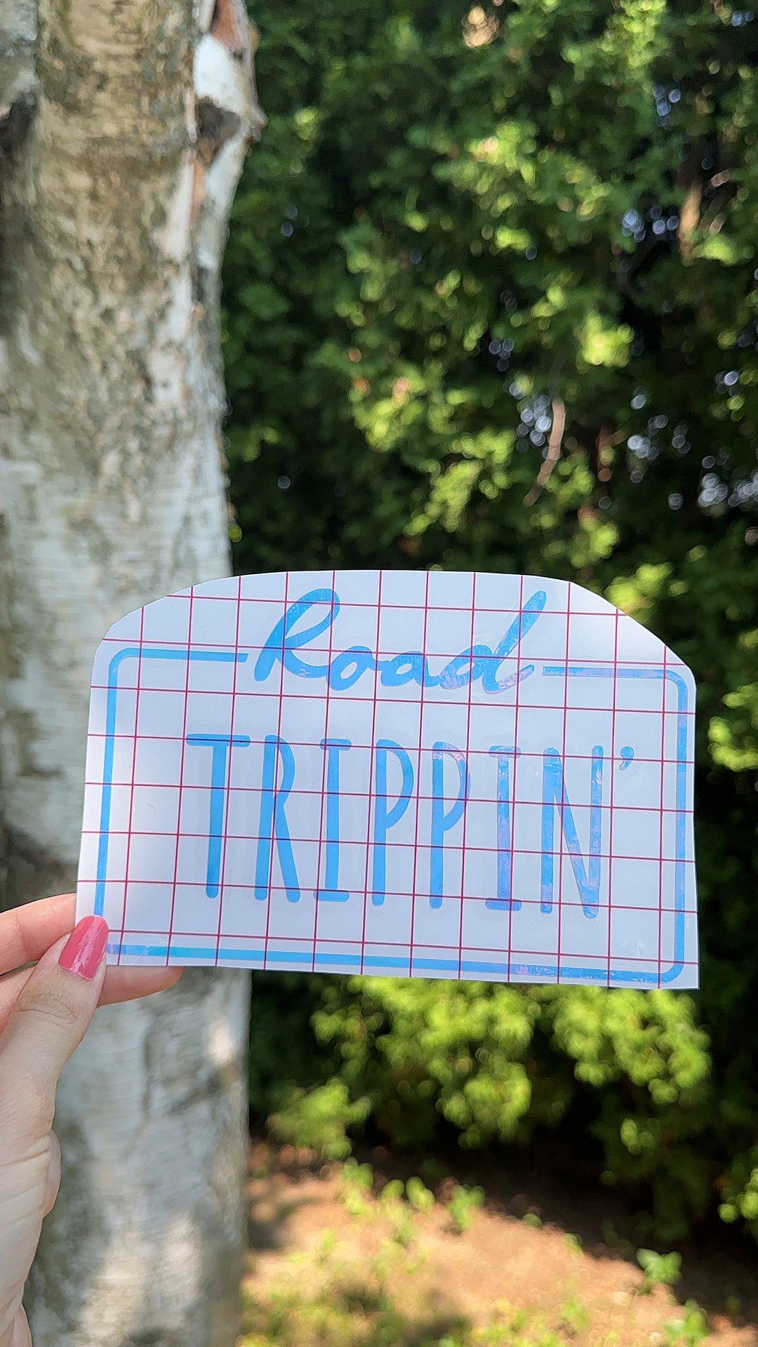 Road Trippin’ Wanderlust Vinyl Car Bumper Sticker, Country Adventure ...