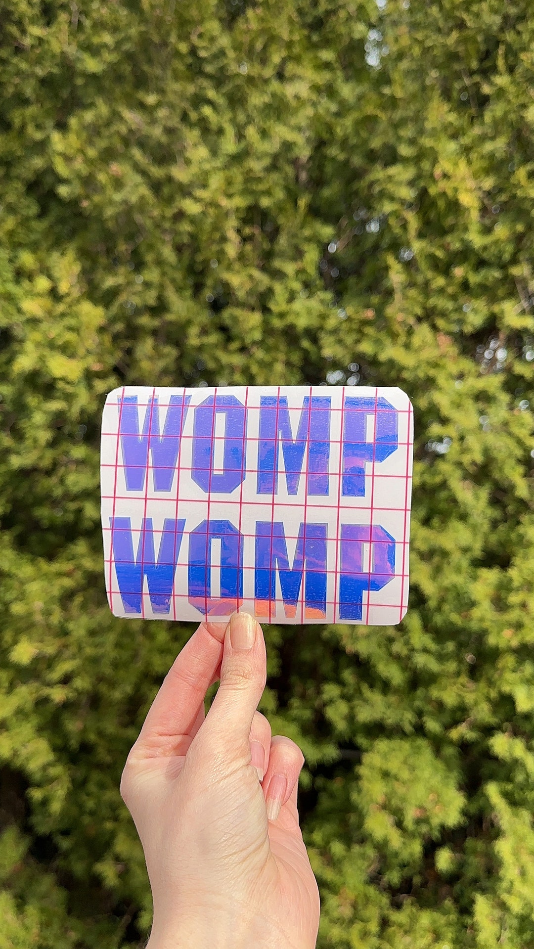 Womp Womp Car Decal, Bumper Sticker, Unhinged Car Accessories - Etsy