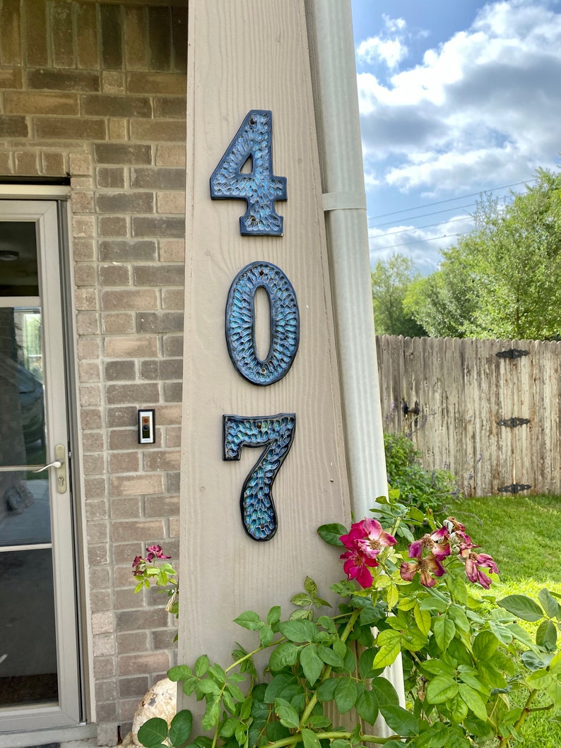 Made to Order House Numbers Ceramic Address Numbers - Etsy