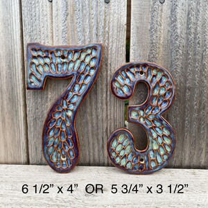 Made to Order House Numbers Ceramic Address Numbers - Etsy