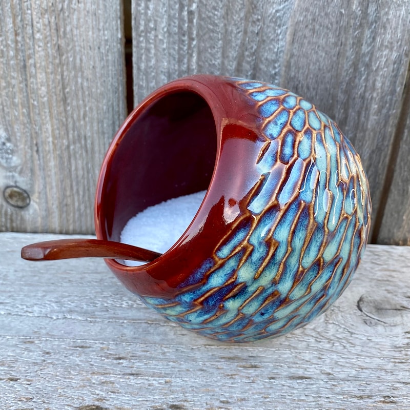 Pottery Salt Pig - Etsy