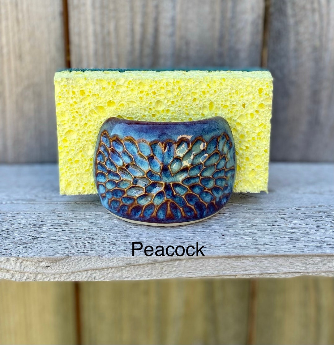 Made to Order Handmade Sponge Holder, Colorful Pottery Sponge Holder ...