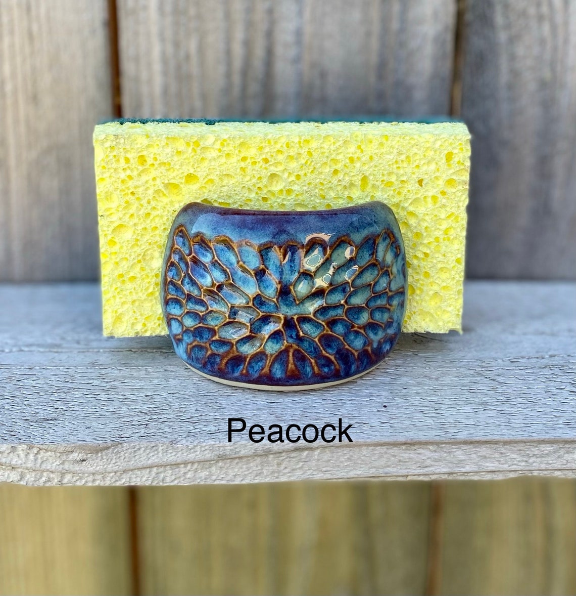 Made to Order Handmade Sponge Holder Colorful Pottery Sponge - Etsy