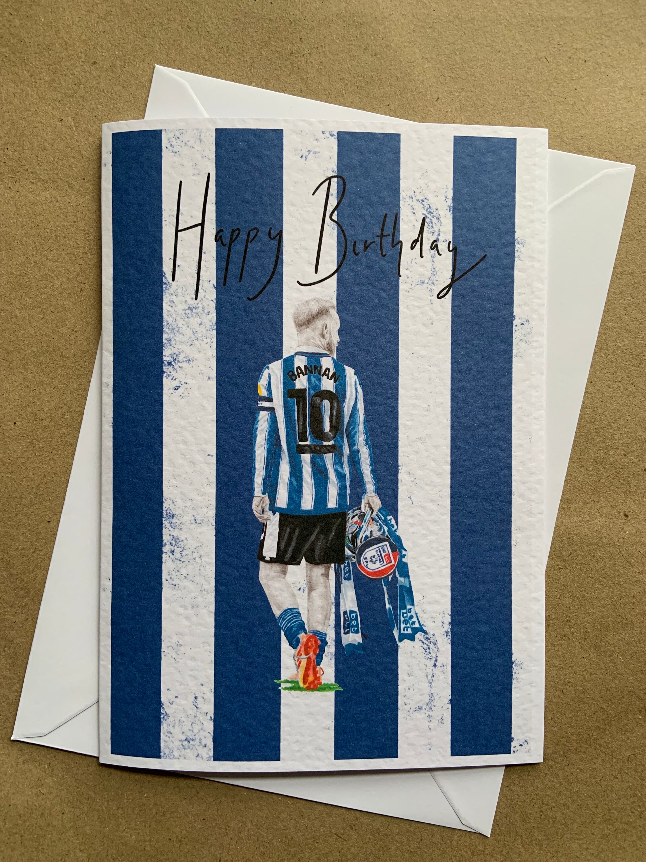 Sheff Wed Inspired Birthday Cards A5 Size Handmade - Etsy