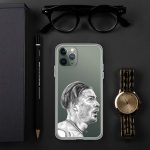 Jack Grealish Inspired Pencil Drawing Clear Case for Iphone® - Etsy Canada