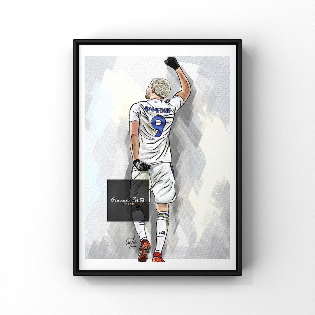 Drawing of Patrick Bamford Inspired Drawing Print A4 Original Artwork ...