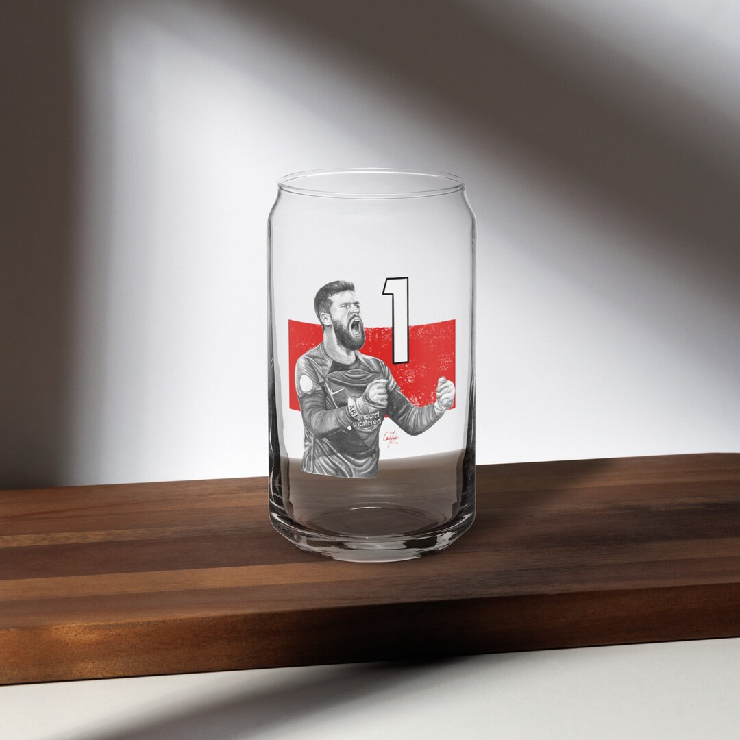 Alisson Becker Inspired Drawing Can-shaped Glass - Etsy